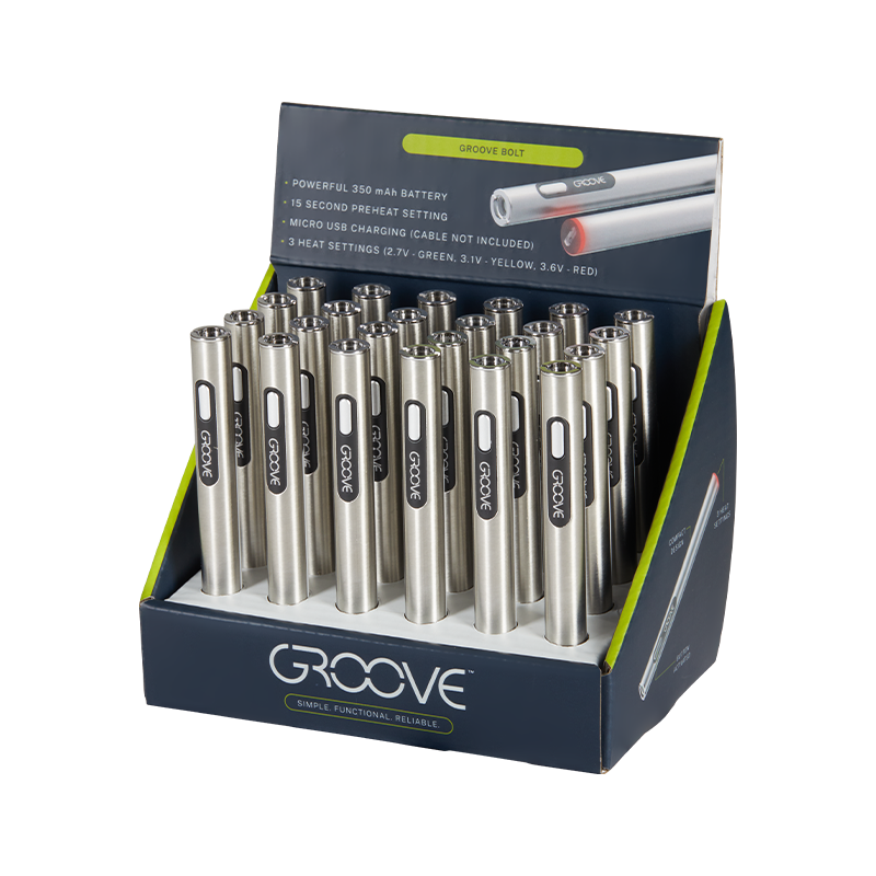 Groove Bolt 510 Batteries | Evertree Wholesale